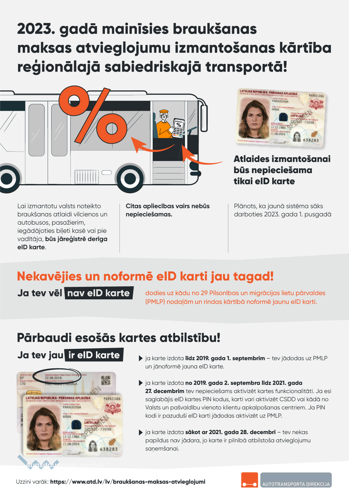 Atvieglojumu izmantošanai sabiedriskajā transportā būs jāreģistrē tikai ...