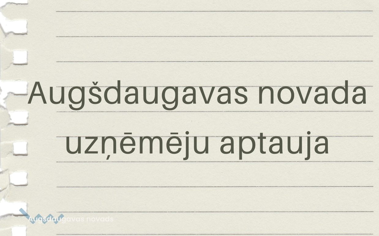 Aptauja par novadā pieprasītām profesijām - Augšdaugavas novads