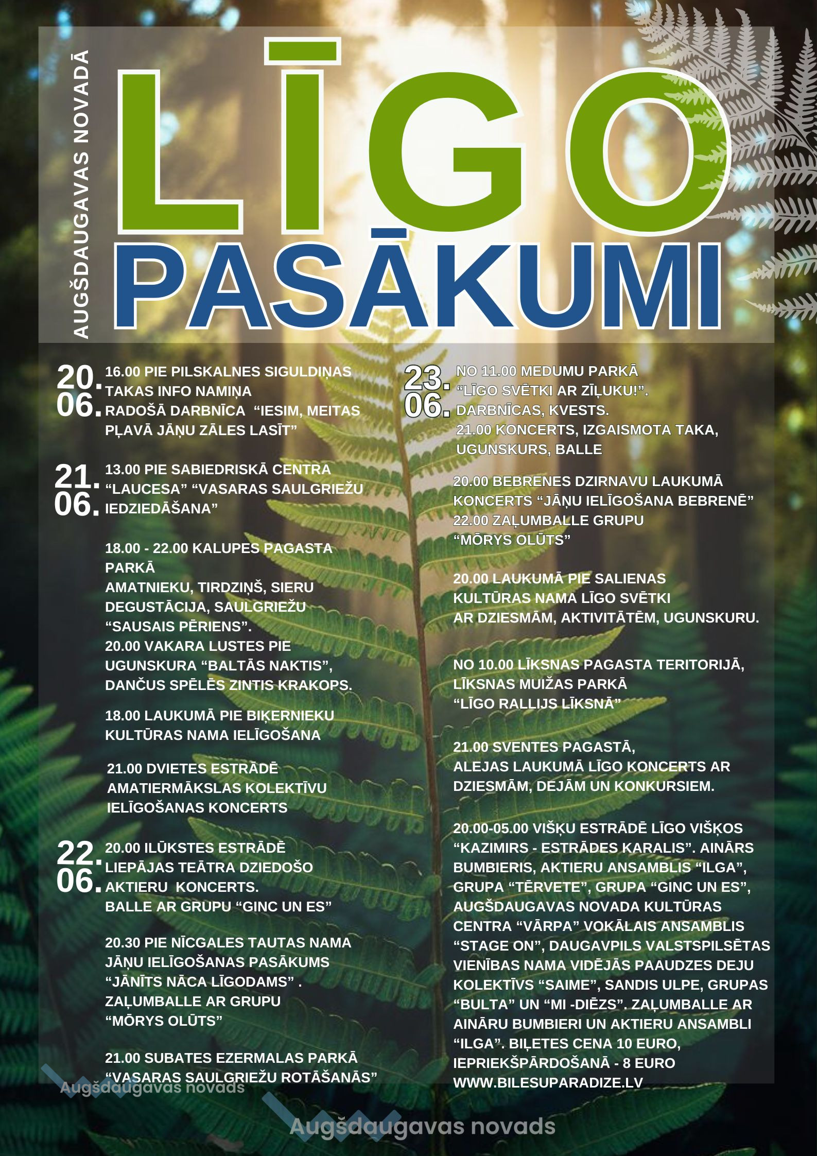 Līgosim Augšdaugavas novadā - Augšdaugavas novads